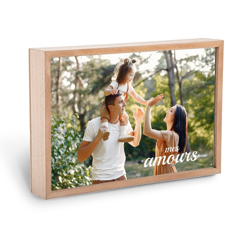 Cadeau original: Cadre photo personnalisé pour un souvenir inoubliable
