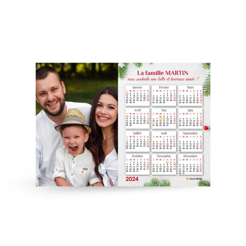 Calendrier Photo Personnalisé - Capturez et Partagez Vos Souvenirs ...