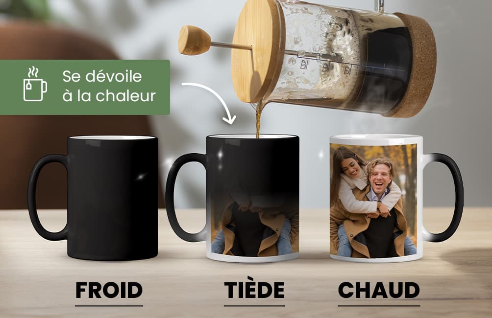 Mug Magique Personnalisé avec Photo - Kisseo.fr