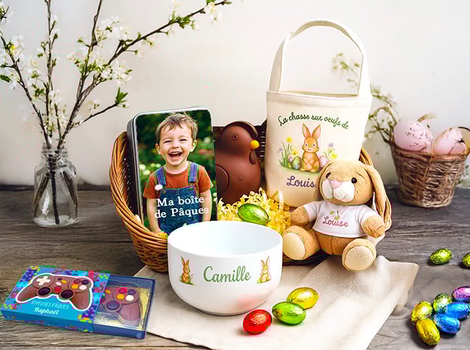 Cadeaux de Pâques personnalisés | Offrez des surprises uniques - Kisseo.fr